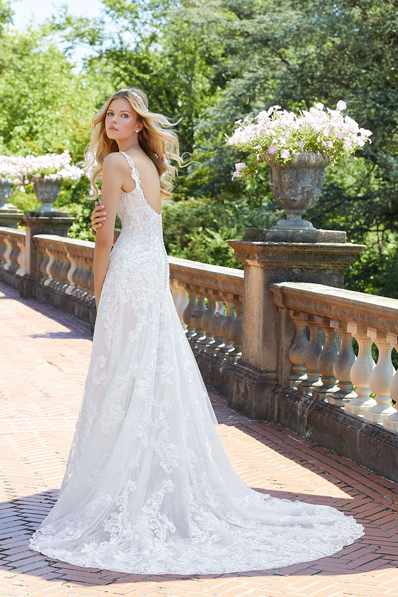Padma Wedding Dress 2035 | Beaded Embroidery on a Soft Tulle